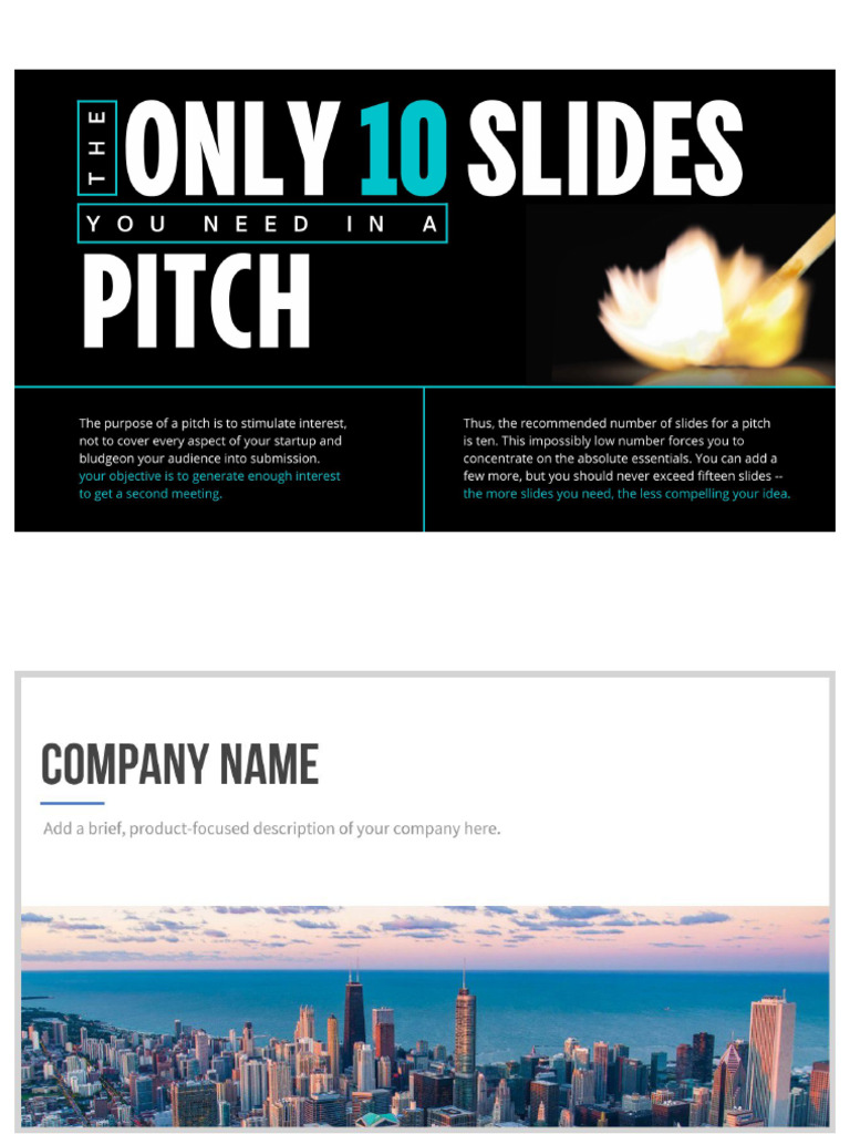 Sequoia Capital Ten Slide Format For Founders 1709192482 | PDF
