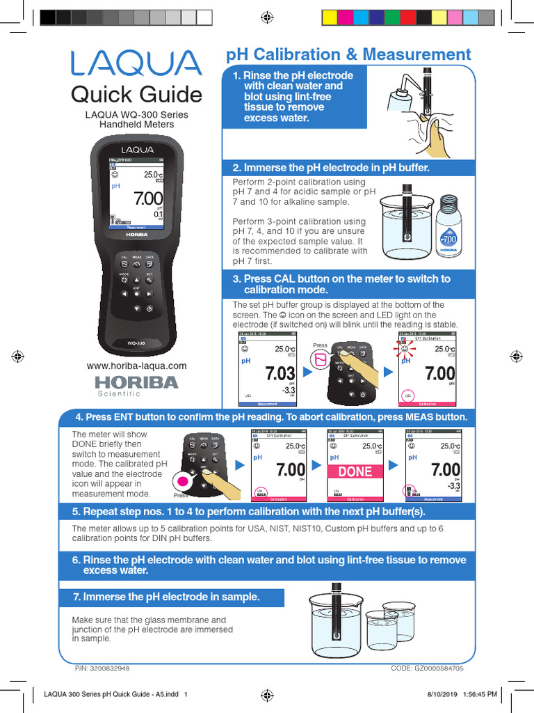 WQ-300 Series PH Meter Quick Guide | PDF | Ph | Analytical Chemistry