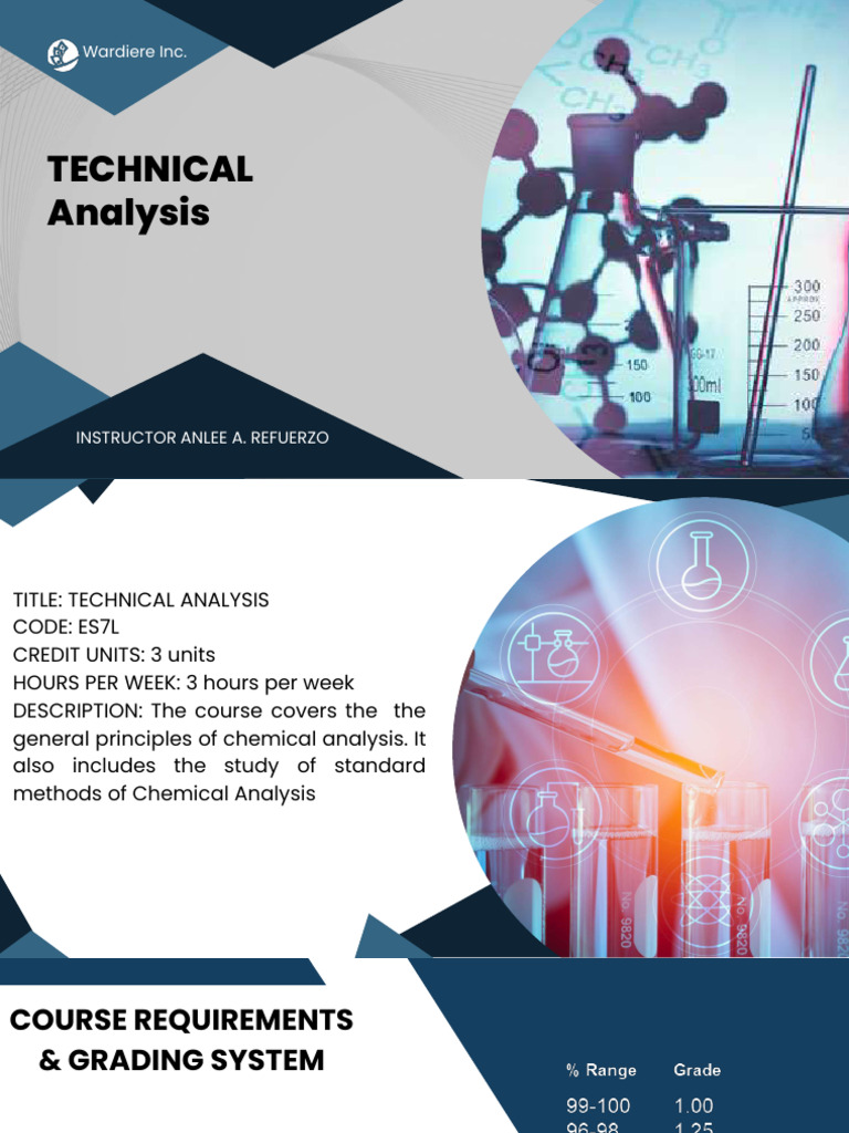 Tech Analysis Es Lesson 1 | PDF | Analytical Chemistry | Chromatography