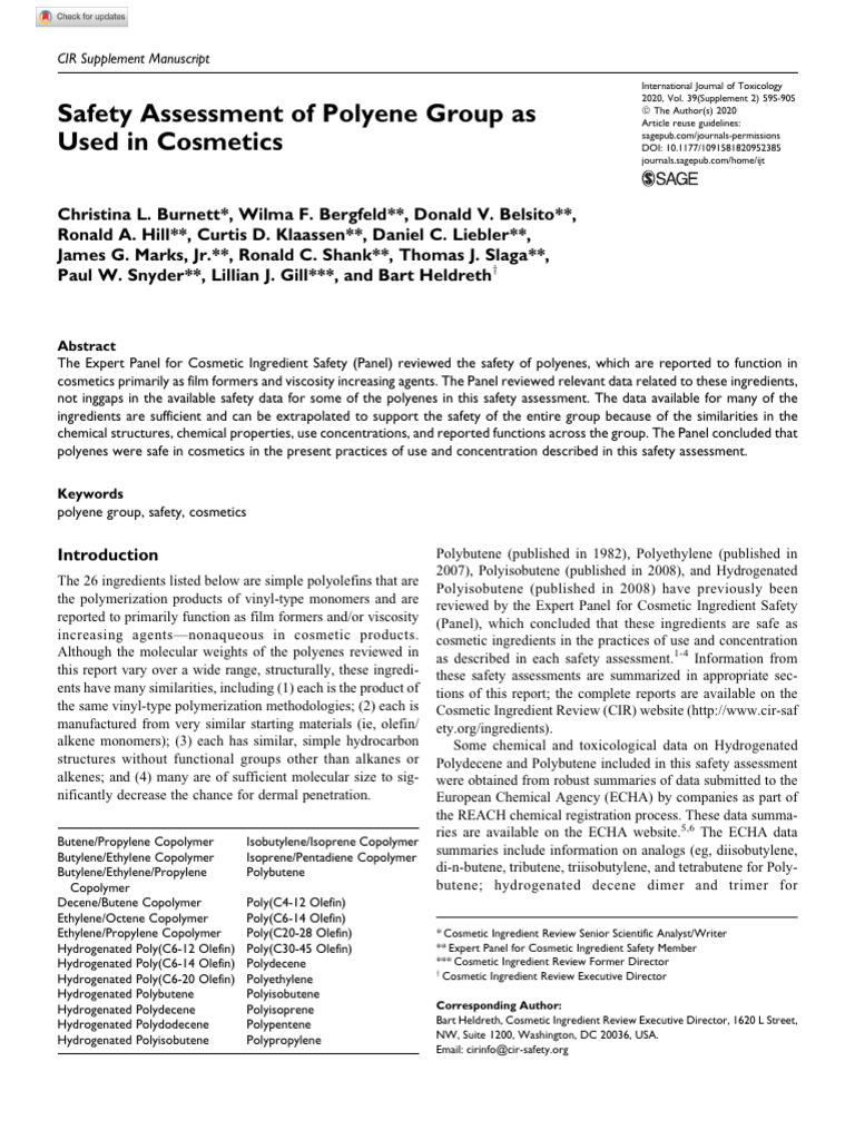 Hydrogenated Polysobutene | PDF | Alkene | Polymerization