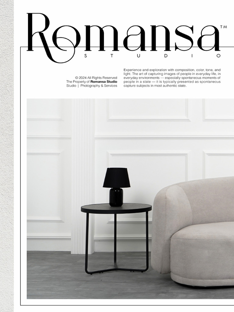 Price List Romansa Studio | PDF