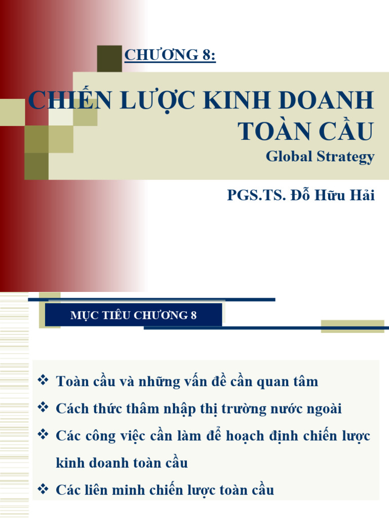 C8. Chien Luoc Toan Cau | PDF