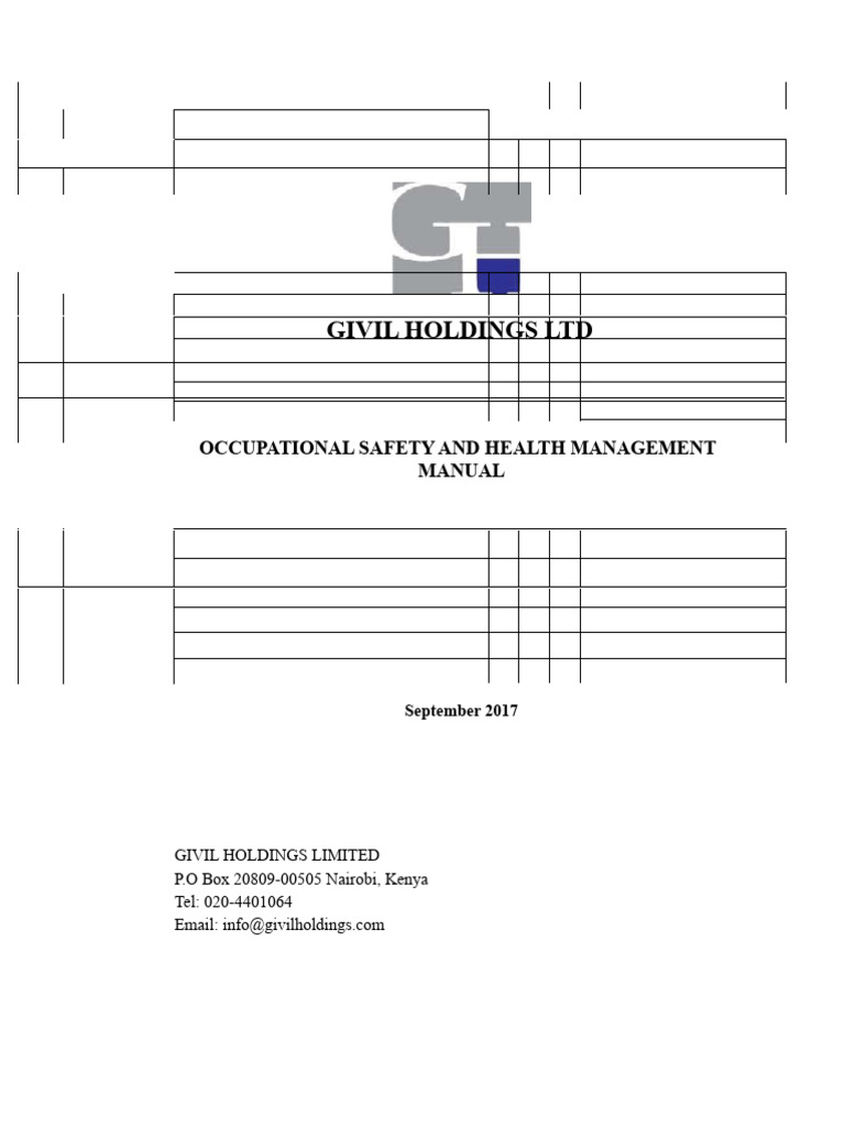 Givil HSE Plan | PDF | Occupational Safety And Health | Safety Givil HSE Plan | PDF | Occupational Safety And Health | Safety