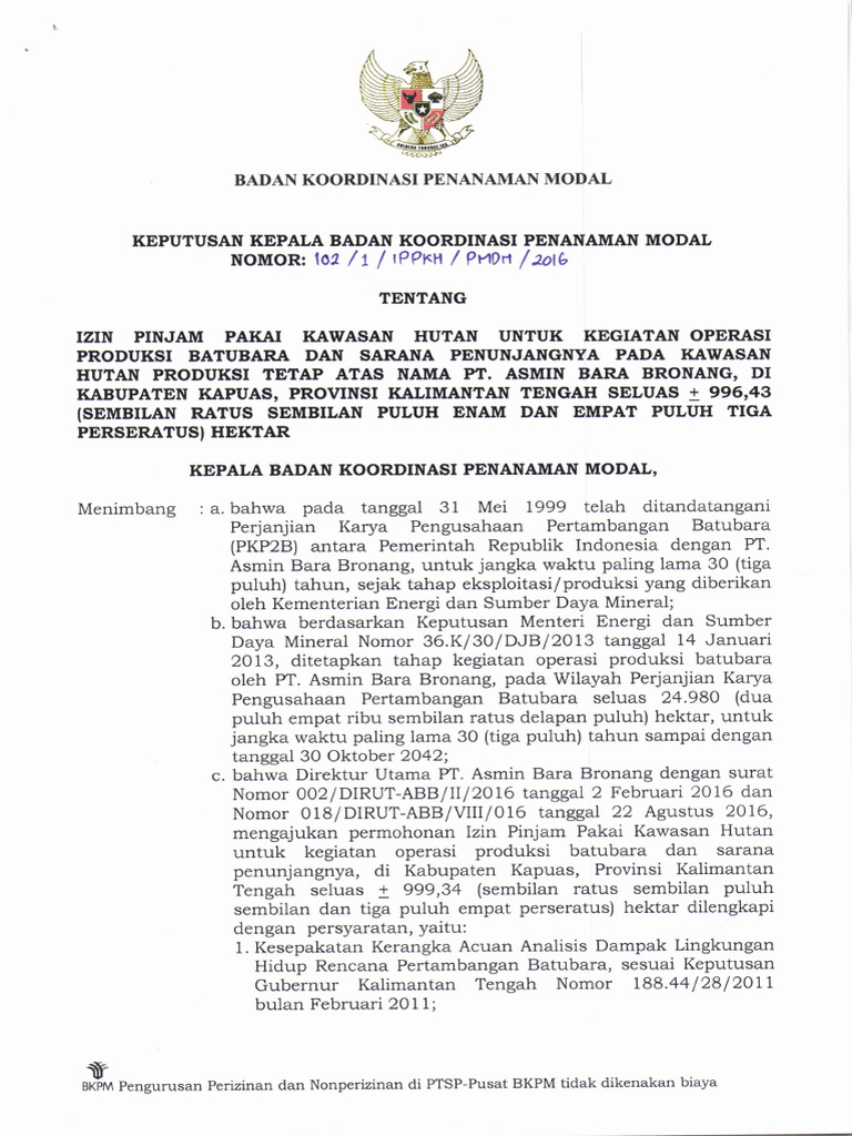 Ippkh Abb 2 BKPM | PDF