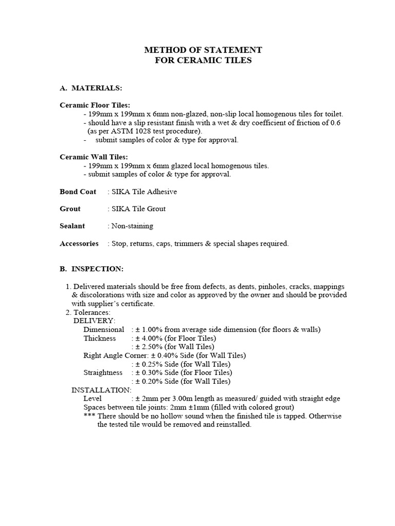 Ms Ceramic Tiles Pdf Tile Building Engineering