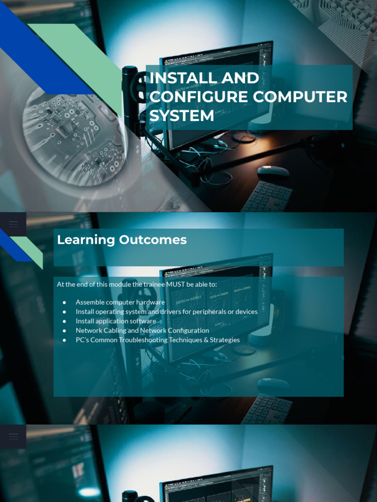 Install And Configure Computer System Pdf Computer Data Storage Dynamic Random Access Memory