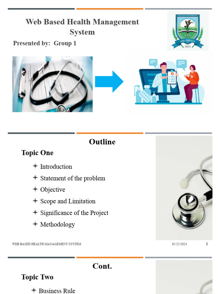 Presentation of Final Project 2 | PDF | Health Administration | Patient