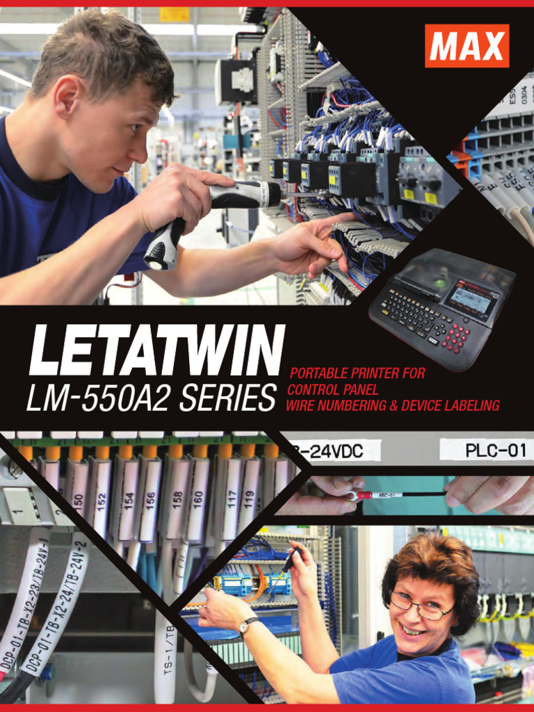 Max Letatwin LM 550a2bh | PDF | Printer (Computing) | Polyvinyl Chloride