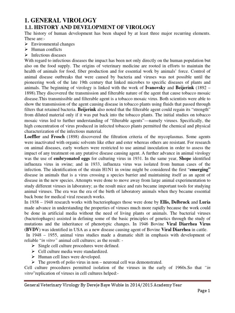 Virology Hand Out | PDF | Virus | Sense (Molecular Biology)