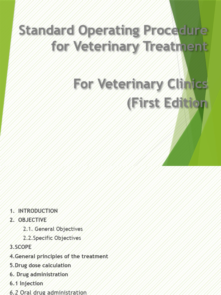 Treatment SOP | PDF | Injection (Medicine) | Intravenous Therapy