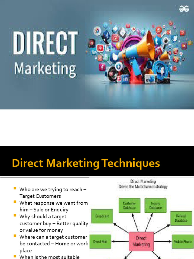 Unit - 5 Part 3 Direct Marketing | Download Free PDF | Direct Marketing | Marketing
