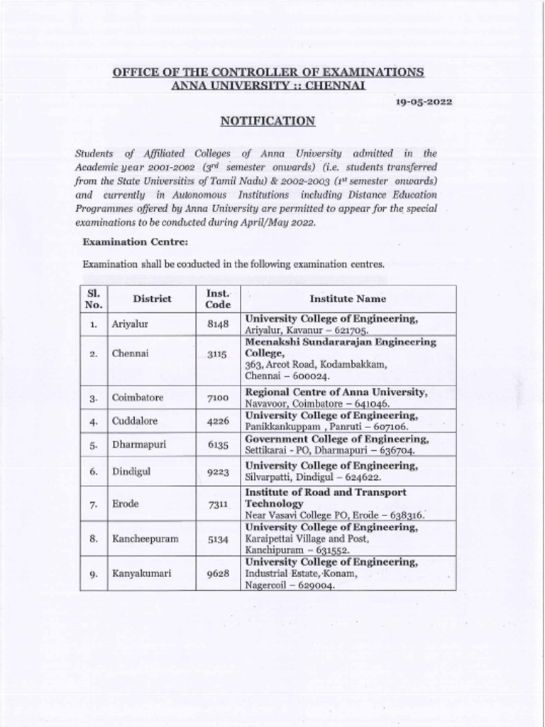 Notification - EMPS-Apr-May 2022 | PDF