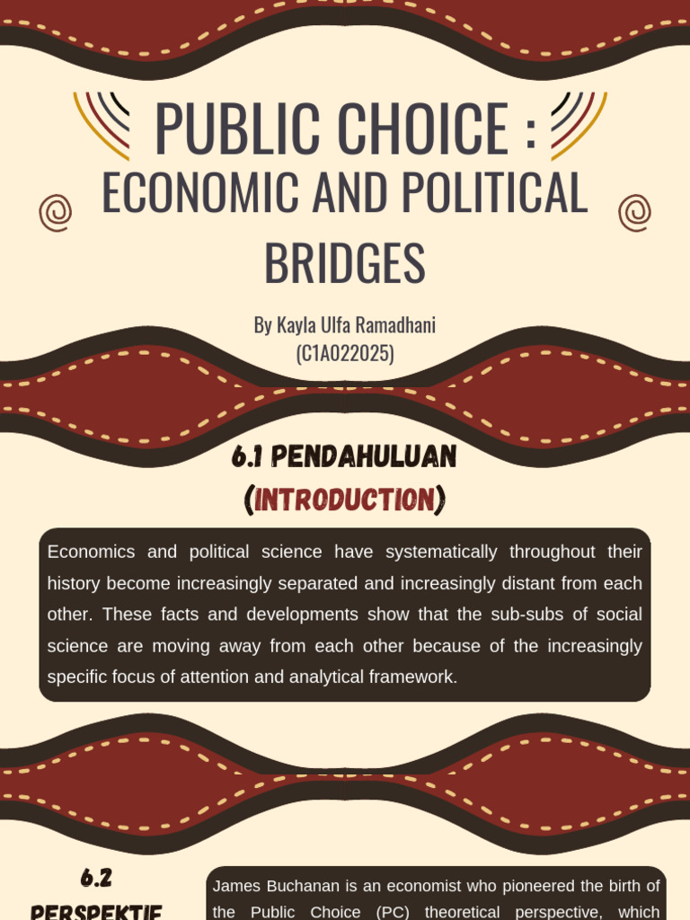 Understanding Public Choice Theory | PDF | Economics | Market (Economics)