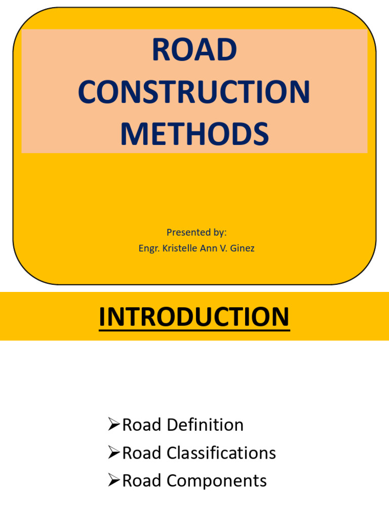 Road Construction Methods Overview | PDF | Road | Construction Aggregate