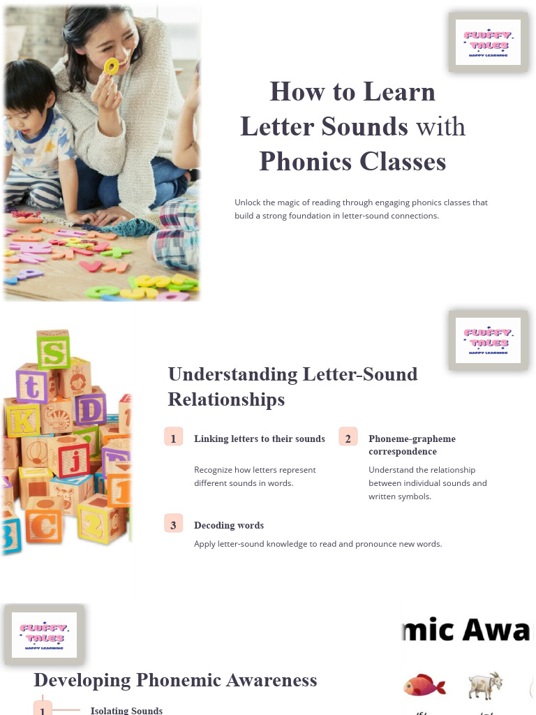 How To Learn Letter Sounds With Phonics Classes | PDF | Phonics | Pedagogy