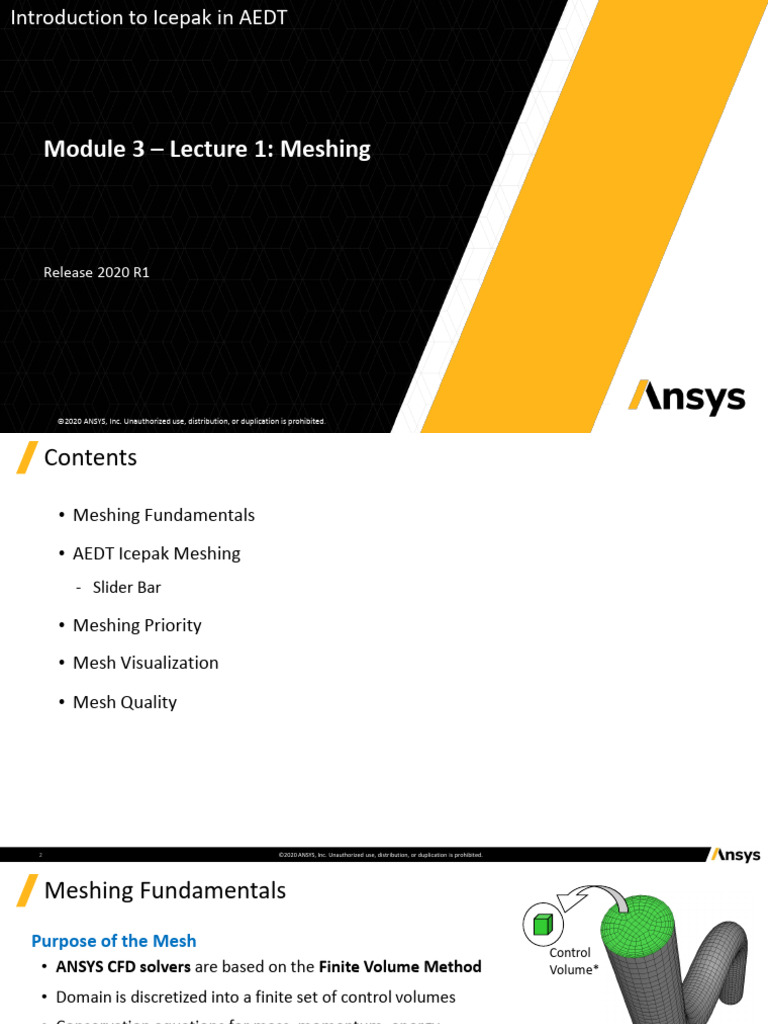 Aedt Icepak Int 2020r1 en Le03.1 | PDF | Computational Fluid Dynamics | Applied Mathematics