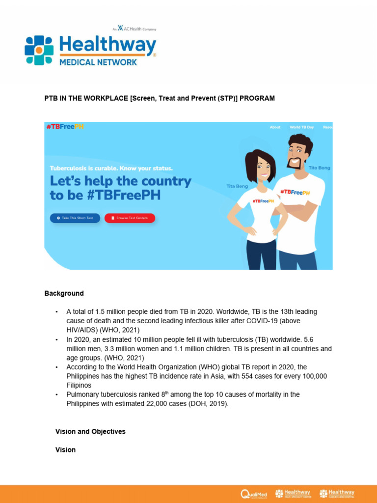 Understanding PTB in the Workplace | PDF | Tuberculosis | Medicine