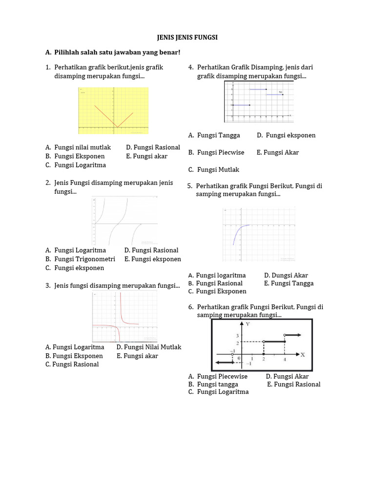 Jenis Jenis Fungsi Dan Vektor | PDF