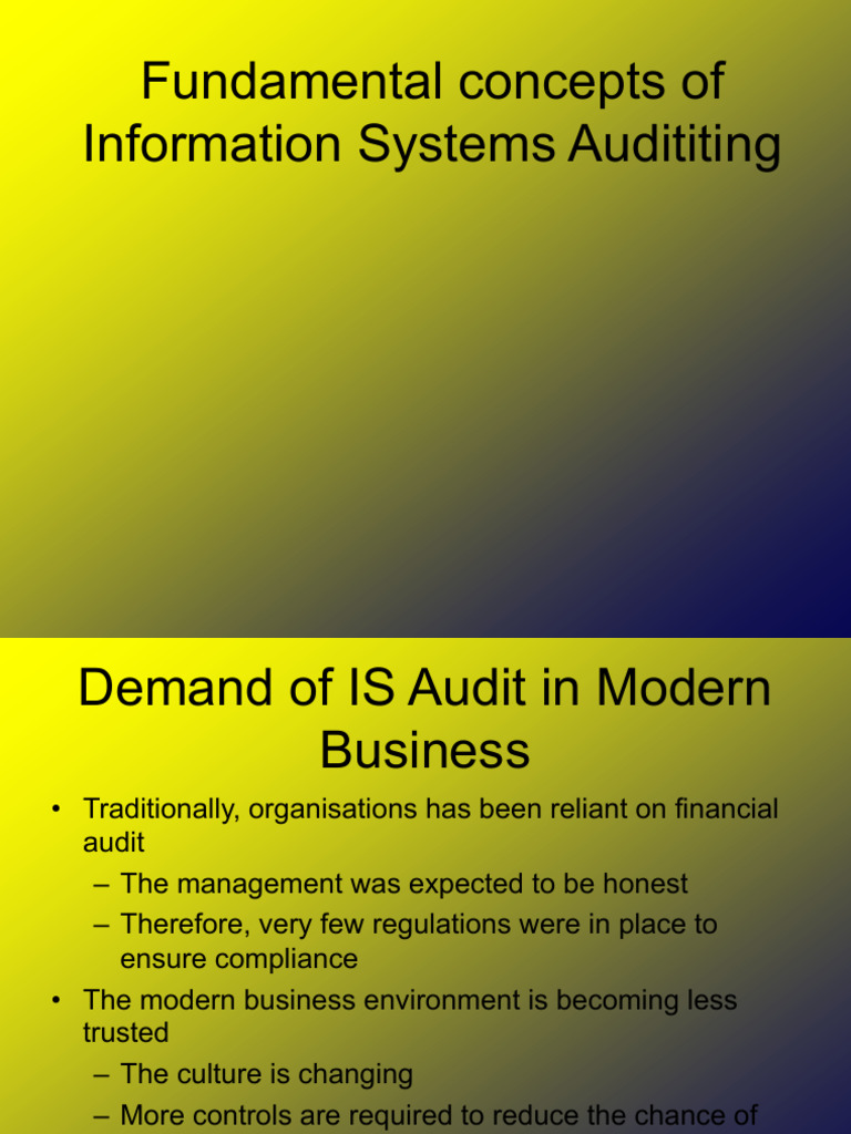 1-Is Audit Introduction | Download Free PDF | Audit | Business 1-Is Audit Introduction | Download Free PDF | Audit | Business