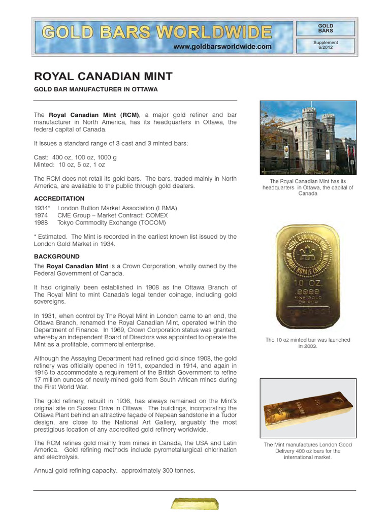 NBA 55 RCM Refinery GoldBars | PDF | Gold | Numismatics
