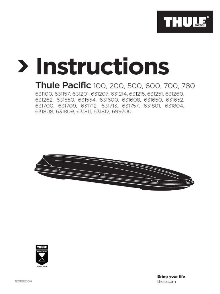 Thule - Pacific - w35 - 2013 | PDF
