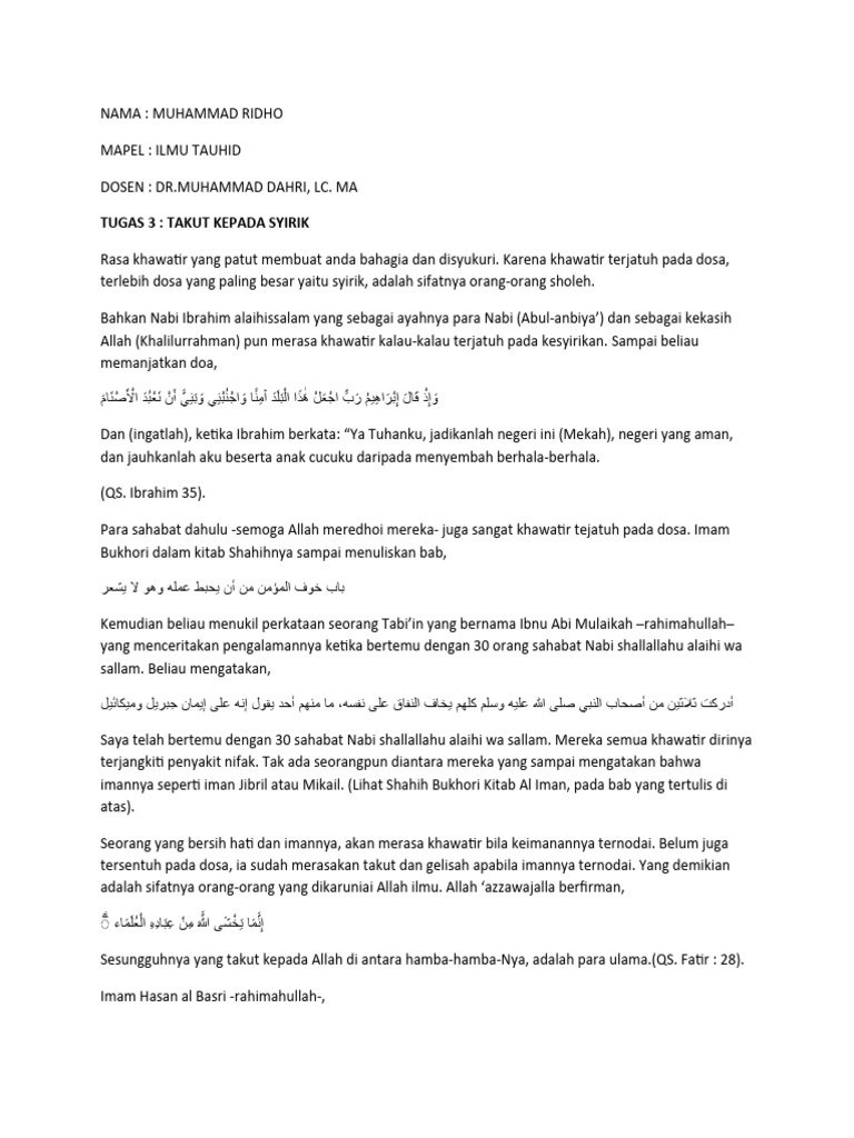 Tugas 3 M.ridho Tauhid | PDF