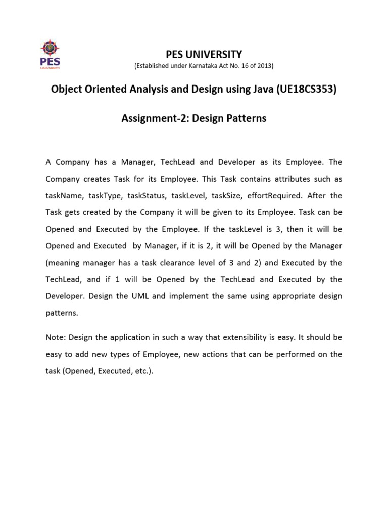 Java Design Patterns Assignment | PDF | Art | Computers