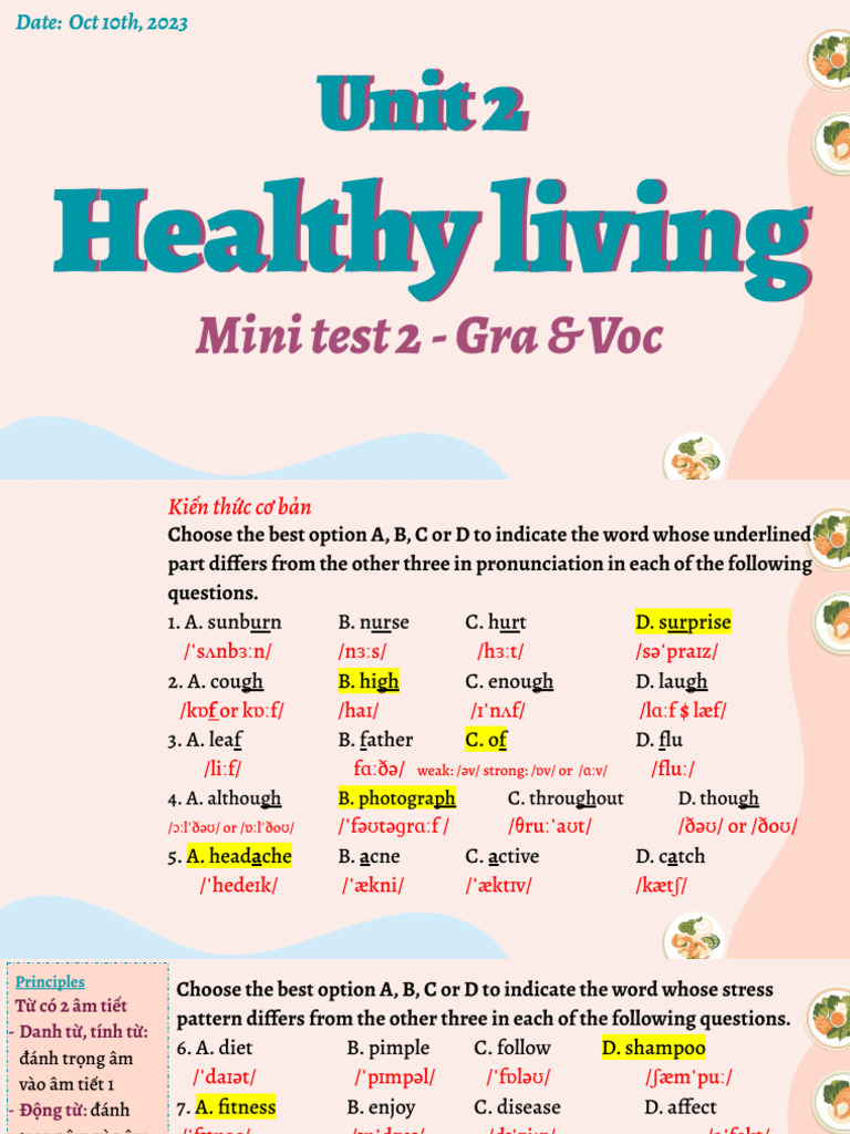 7A1 7H Mini 1 Gra & Voc Unit | PDF