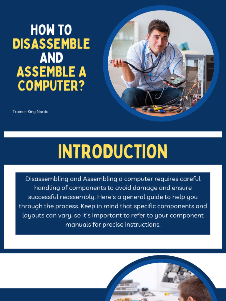 1.1 How To Disassemble and Assemble A Computer | PDF | Computer Data Storage | Random Access Memory
