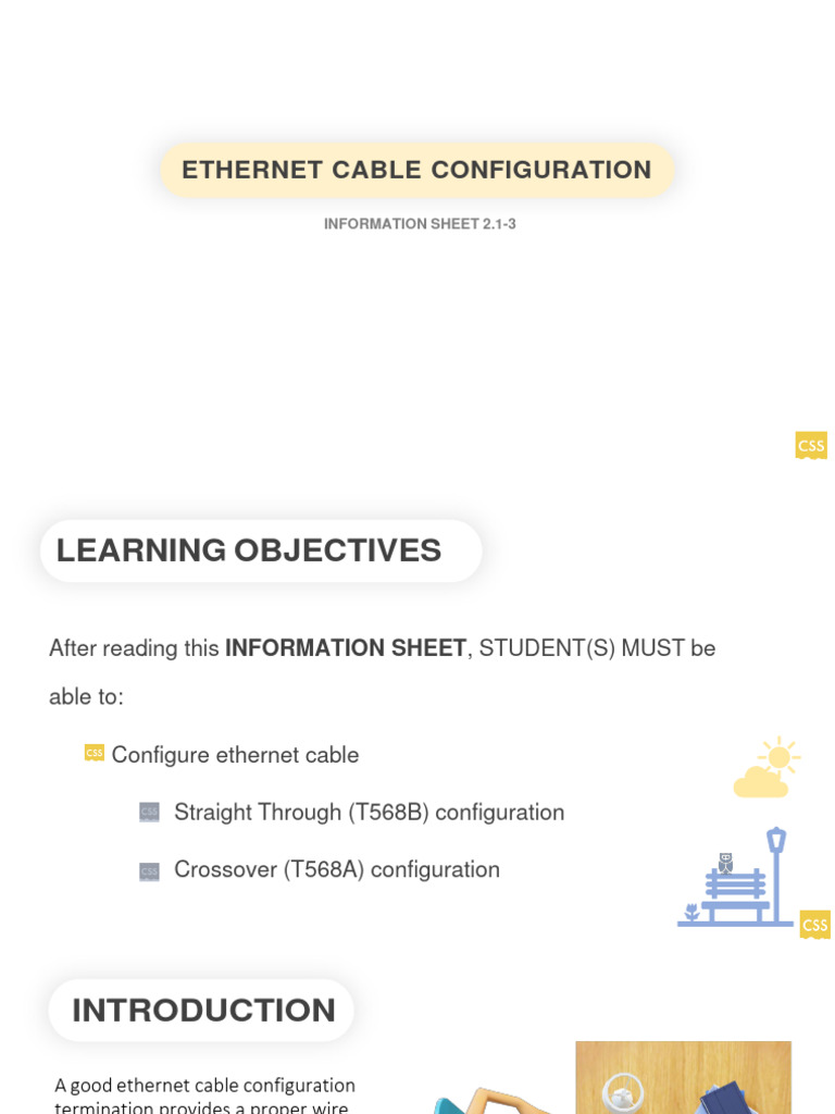 Ethernet Cable Configuration | Download Free PDF | Manufactured Goods ...