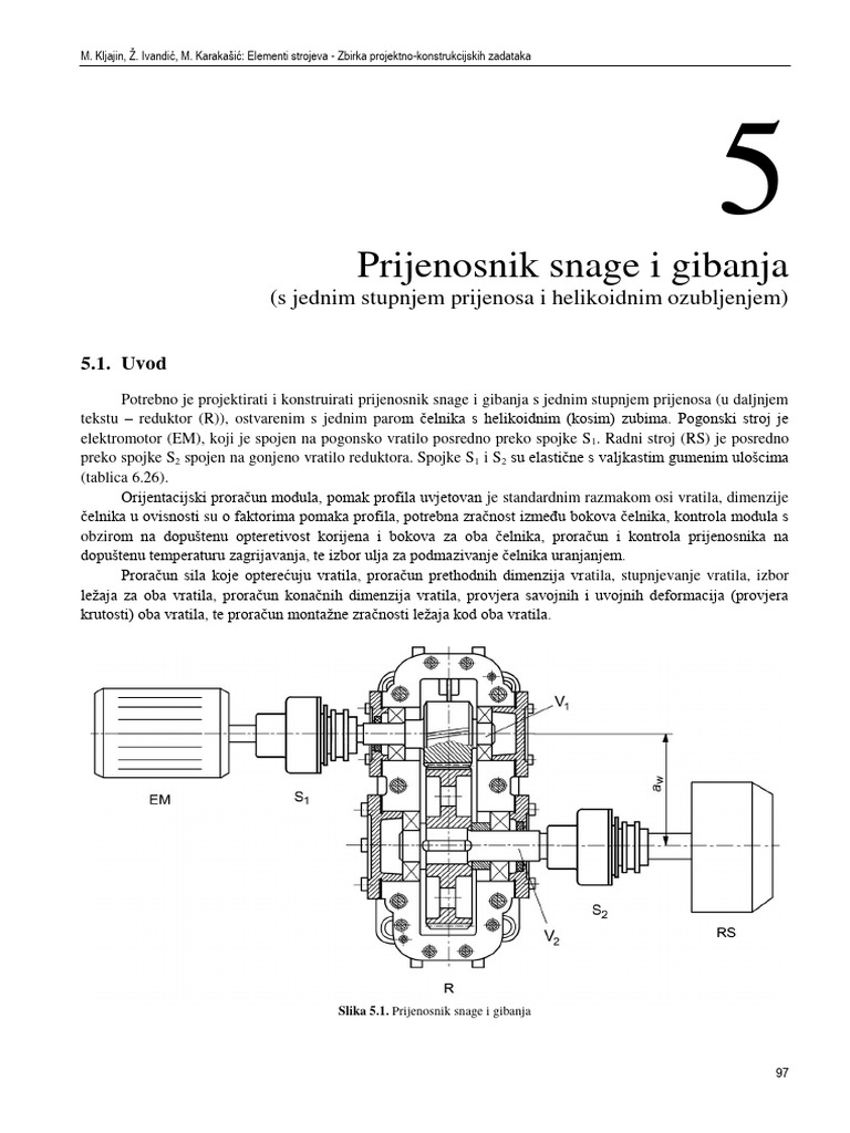 Reduktor - Ulazni Podaci Za Proracun | PDF