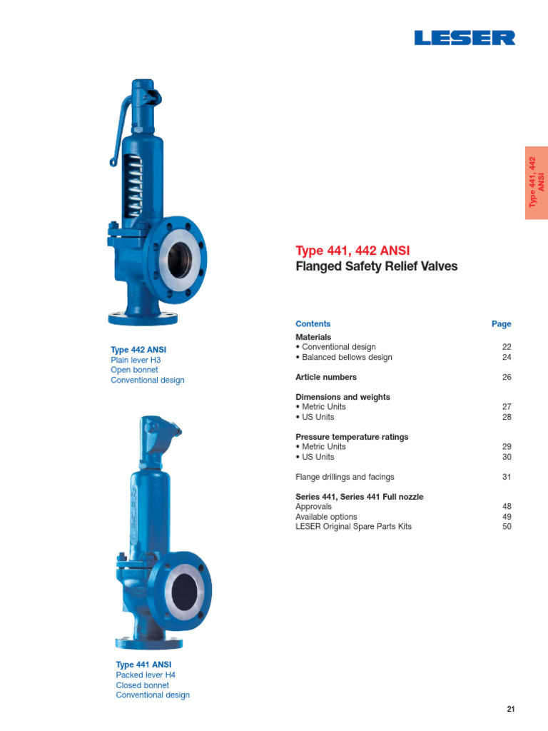 High Performance Datasheet Leser Type 441 442 Ansi 327058 | PDF | Steel ...
