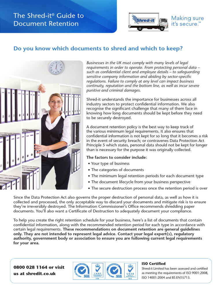 Document-Retention-Guide-Uk PDF Coredownload Inline | PDF | Value Added ...