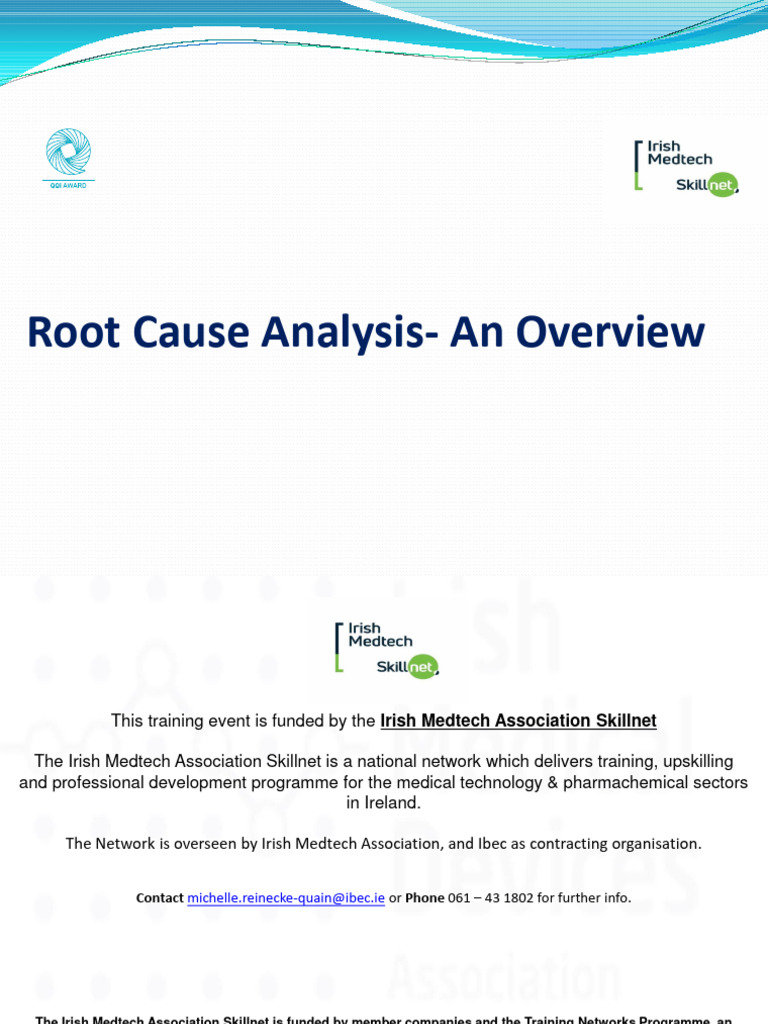 Root Cause Analysis - An Overview | PDF | Six Sigma