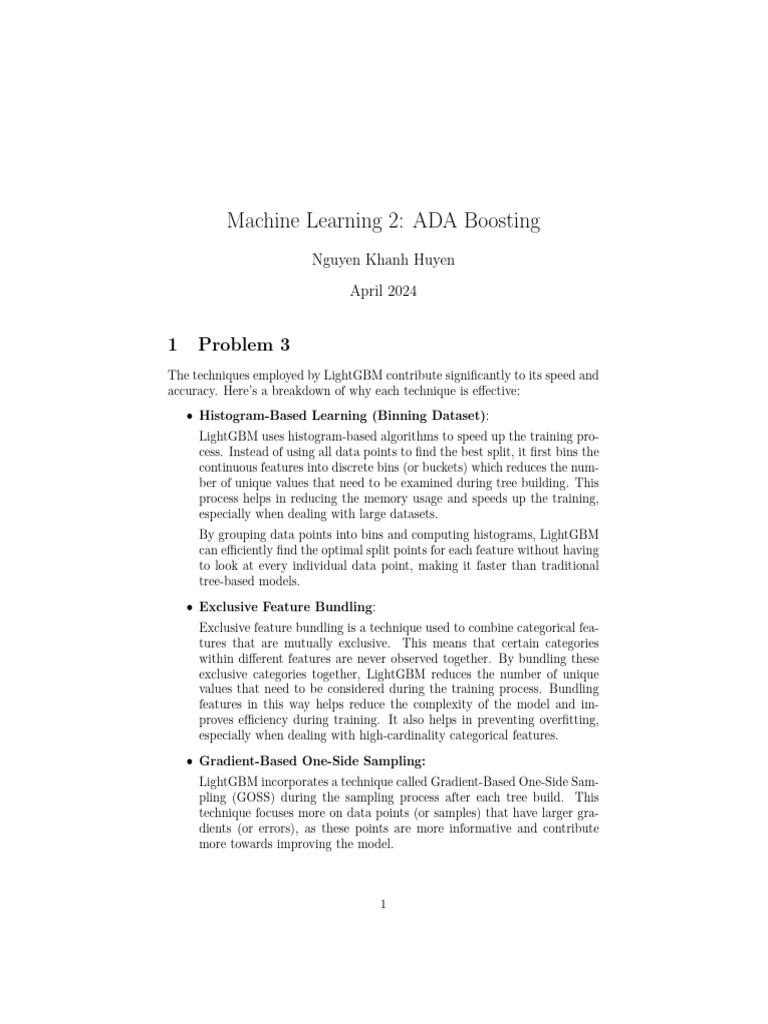 ML Adaboost | PDF | Theoretical Computer Science | Machine Learning