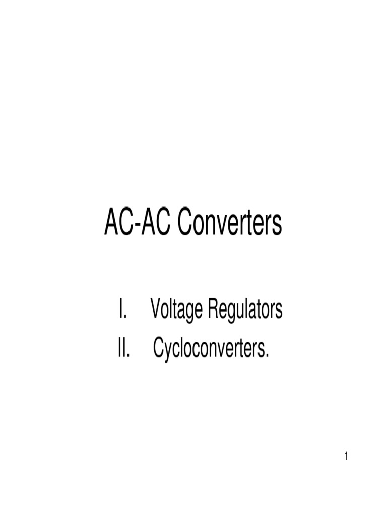 Chapter3-L2-AC To AC CONVERSION-study | PDF | Alternating Current ...