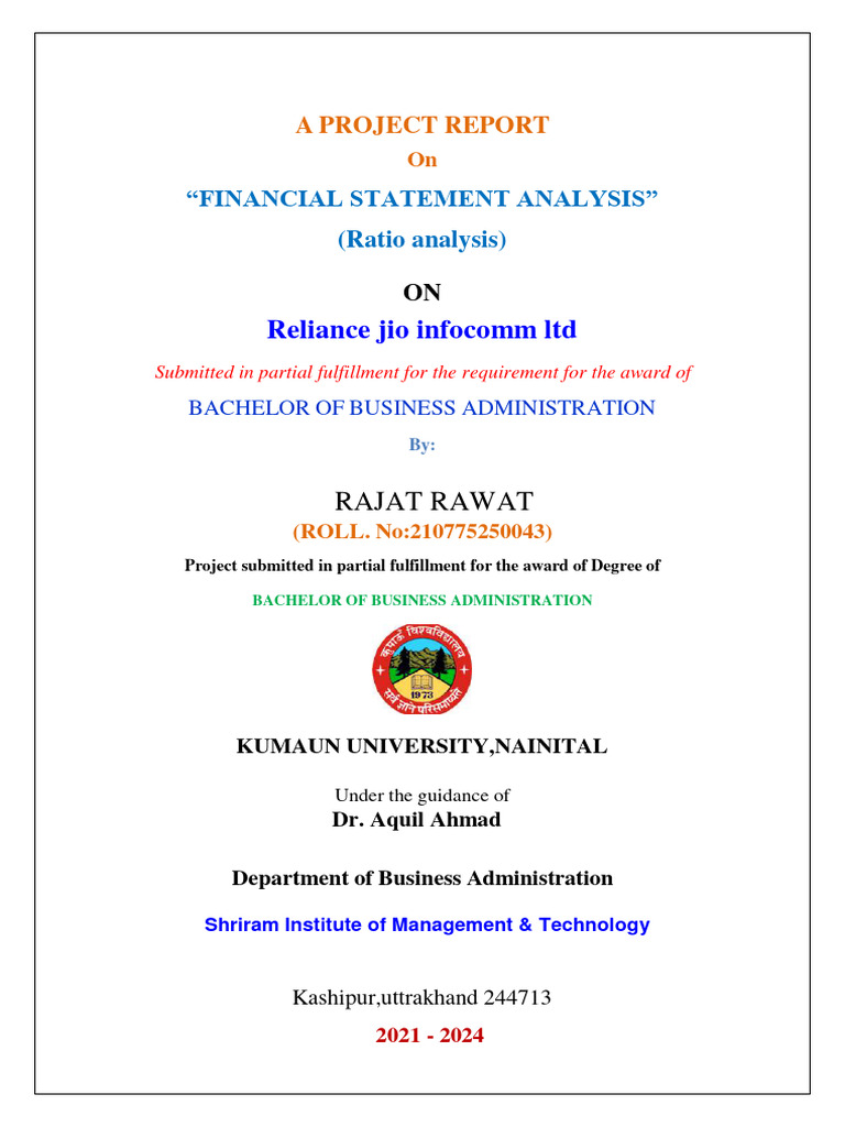 Financial Management Project Bba - Compressed | PDF | Equity (Finance) | Balance Sheet