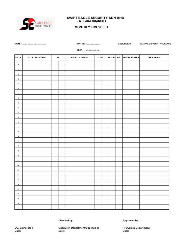 Timesheet SE | PDF