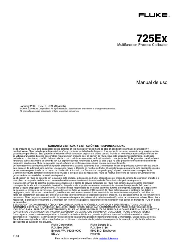 725ex - Umspa0200 - Rev 2.5 - 09 | PDF | Par termoeléctrico | Red eléctrica