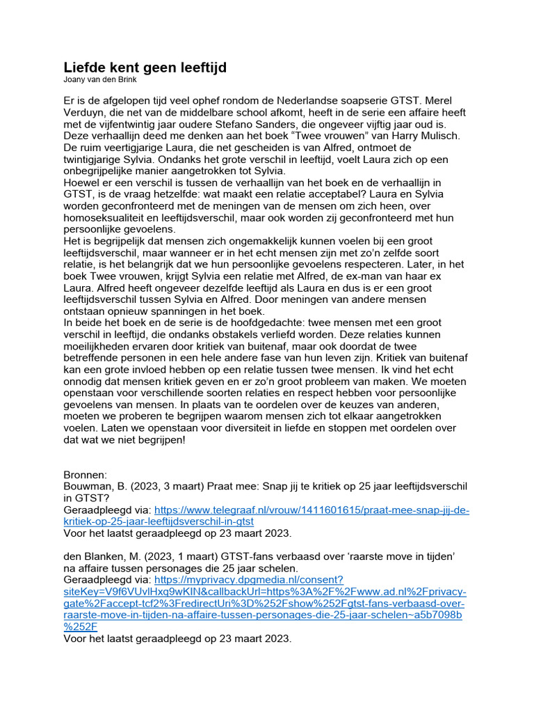 Column Twee Vrouwen | PDF