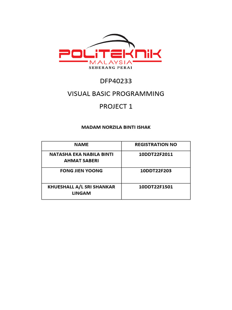 VB Project1 | PDF | Password | Data Management