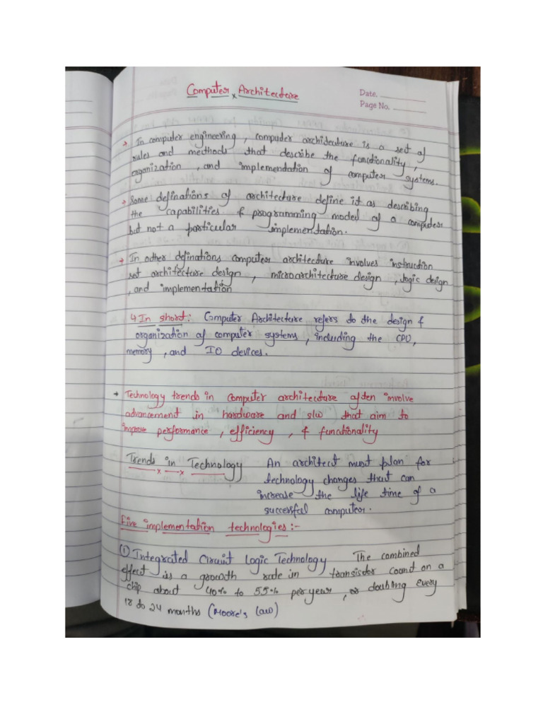 Unit 1 ACA Notes 3rd Year | PDF