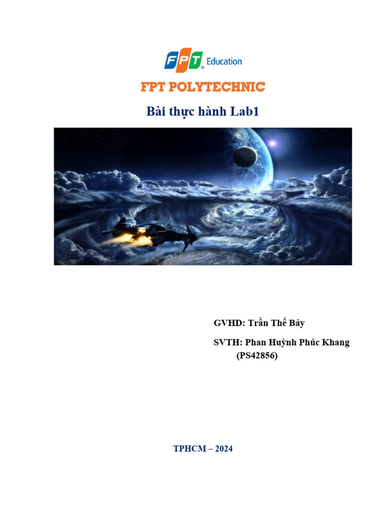 Phan Hu NH Phúc Khang - L P - MOB1014 - Lab1 | PDF