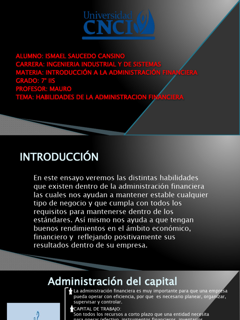 Proyecto Administracion Financiera OKOK (1) .PPTX (Autoguardado) | PDF | La negociación ...