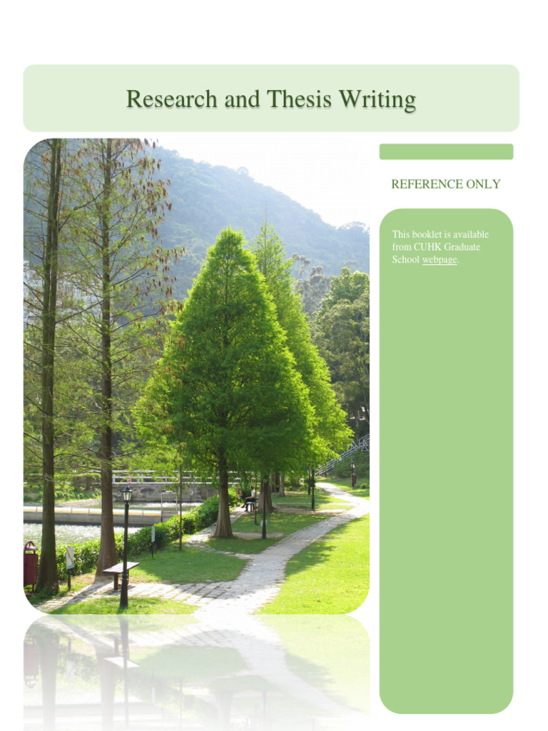 Research and Thesis Writing - For Research Students | PDF | Libraries ...
