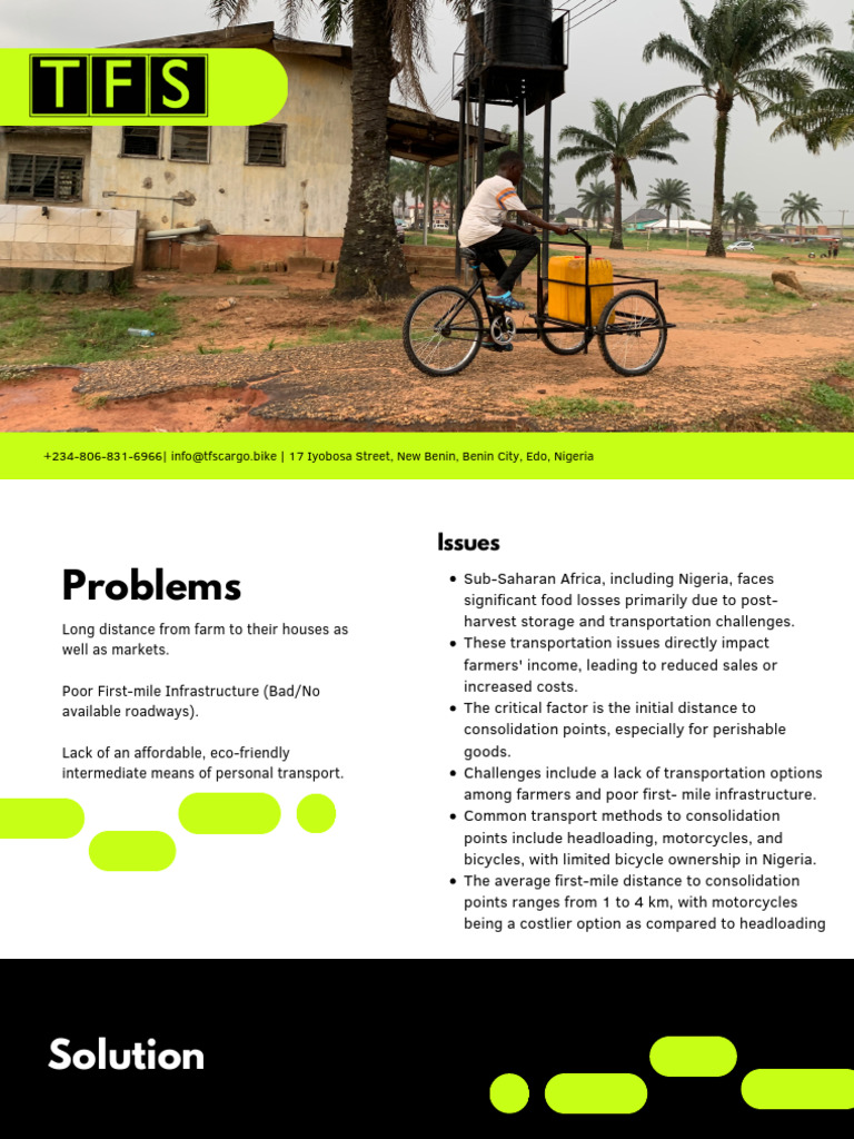 TFS Cargo Bicycle Brochure | PDF | Transport | Economies