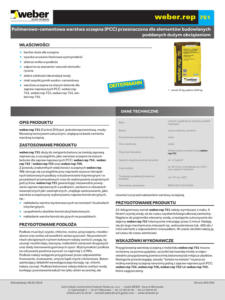 Weber - Tec 945 | PDF