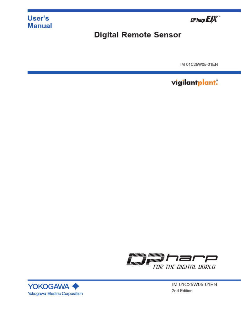 IM01C25W05-01EN (2) - EJX-A Digital Remote Sensor | PDF | Electrical ...