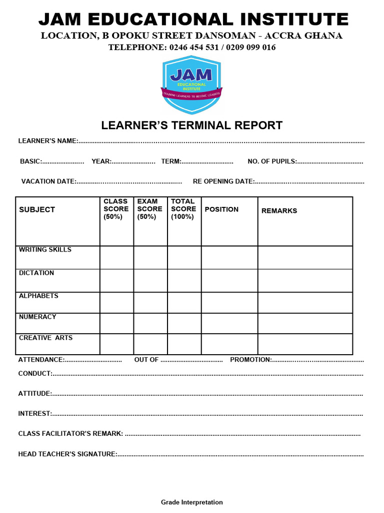 JAM EDUCATIONAL | PDF | Learning | Behavior Modification