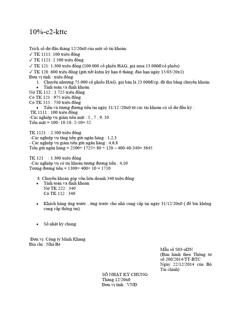 KTTC - C2 - 10% | PDF
